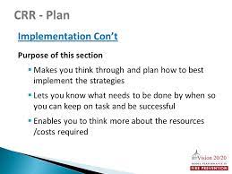 Implementing CRR plan. 2022 Best - Expert Writers